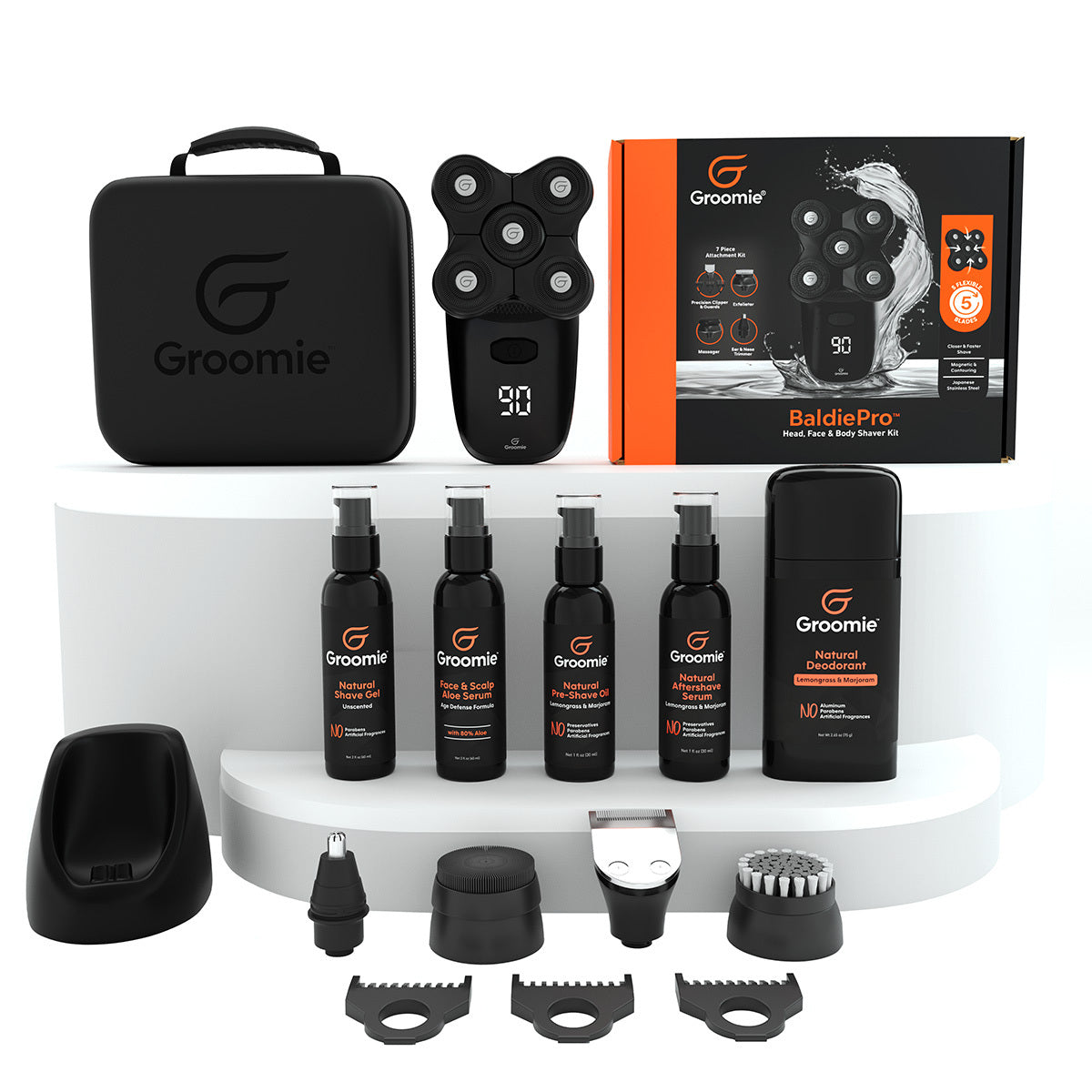 "Great Bambeeno" Head Shaver Bundle, Best Bald Head & Face Electric ...