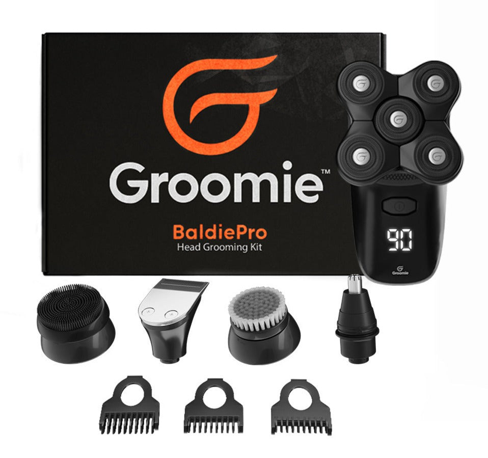 BaldiePro™ Electric Head Shaver Kit, Bald Head Razor, Best Hair Clipper ...