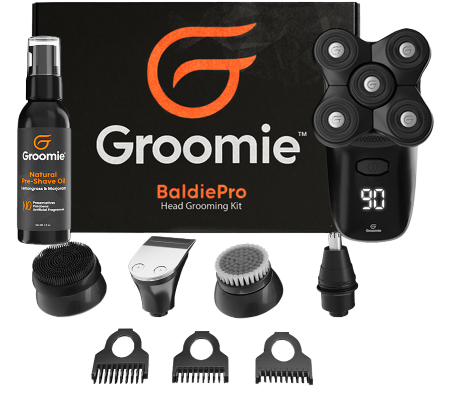 BaldiePro™ Electric Head Shaver Kit, Bald Head Razor, Best Hair Clipper ...